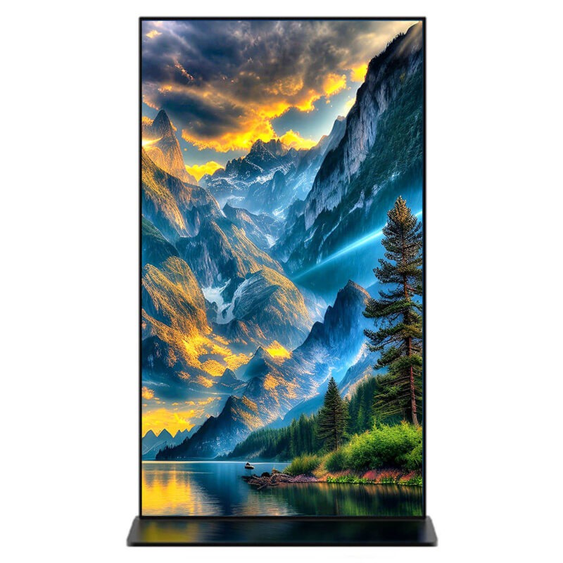 75" 4K Full Screen Freestanding Digital Signage - Funvision