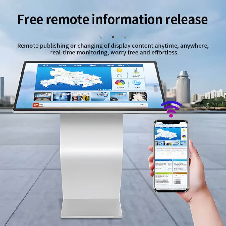 K Style Horizontal Touch Screen Kiosk - Funvision