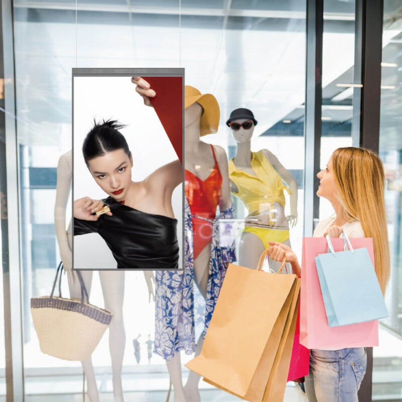 High Brightness LCD Display for Store Window - Funvision